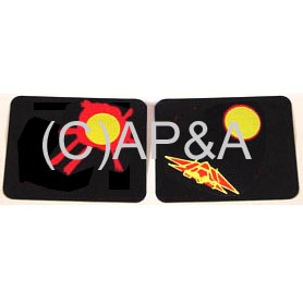Action Pinball - PDG213B - Firepower (Williams) Spinner Decal Set (2pcs)