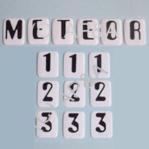 Action Pinball - PDG351 - Meteor (Stern) Drop Target Decal Set ...