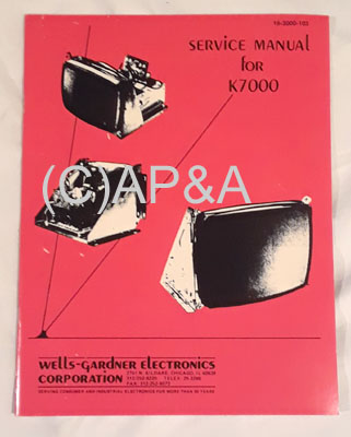 Action Pinball - PM0760 - K7000 Monitor (Wells Gardner) Service Manual ...