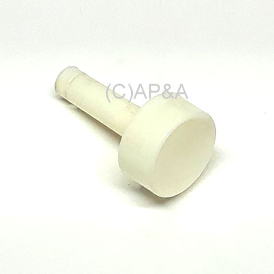 Action Pinball - C-717 - Pushbutton and Stem - White (Bally)